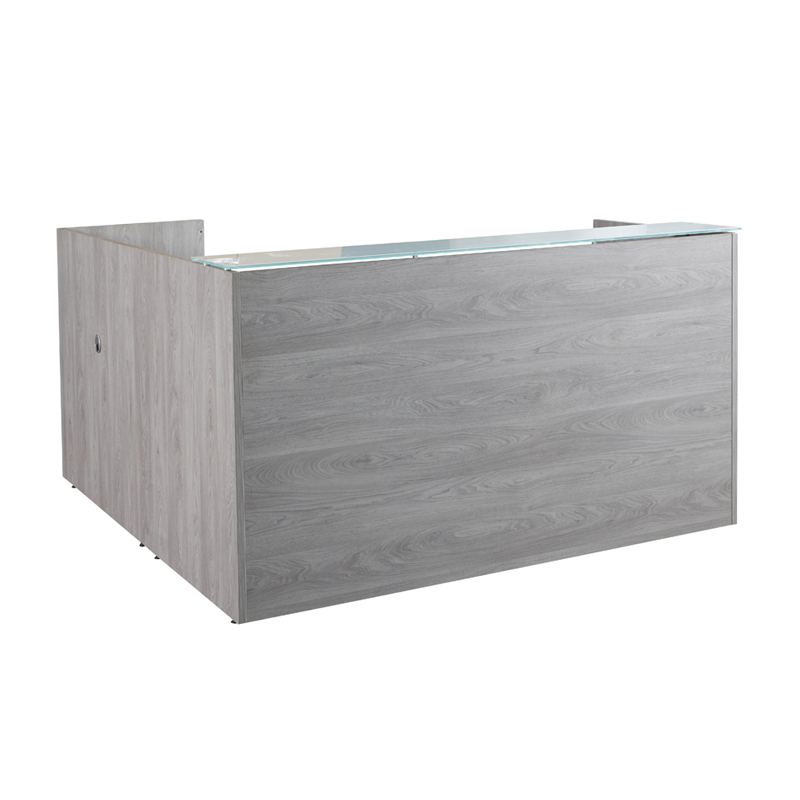 Kona Premium Laminate Reception Station, Glass Counter