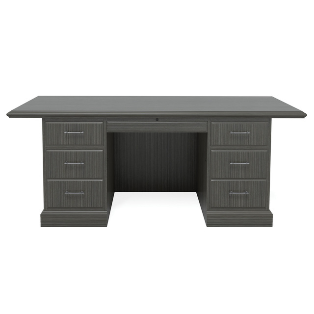 Traditional Wood Veneer Executive Office Desk home office desk