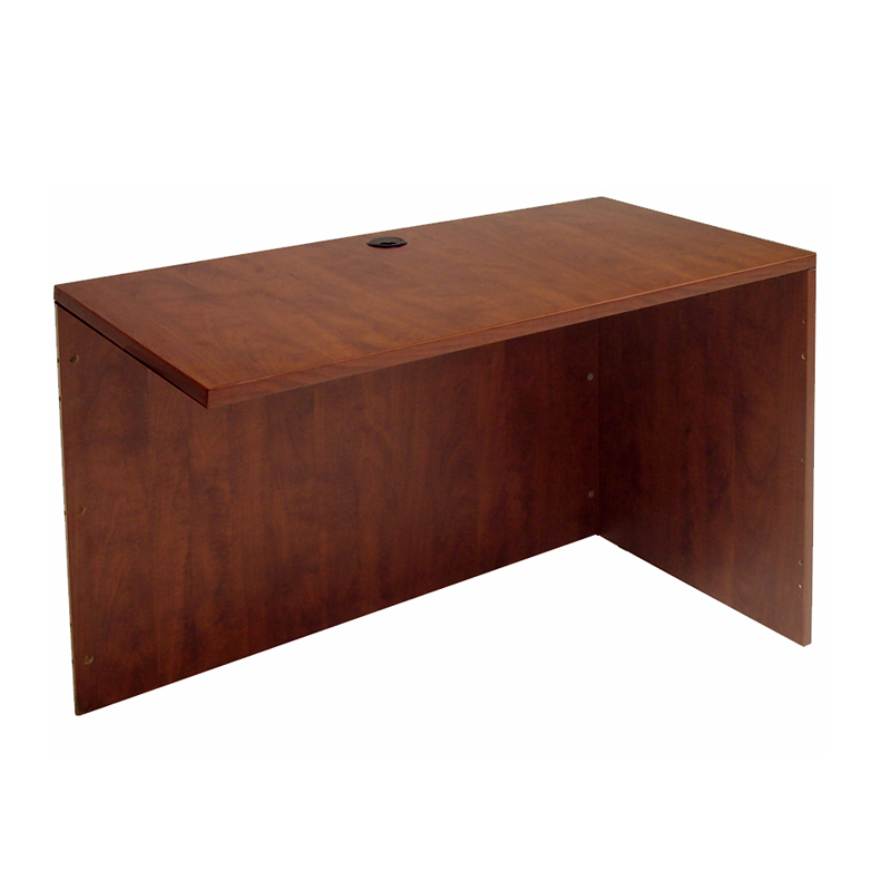Wood Desk Reversible Return