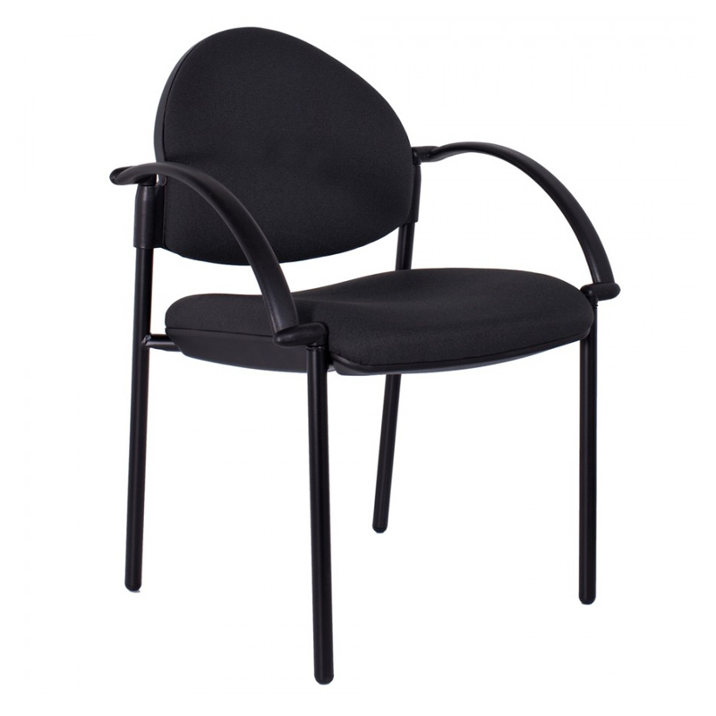 Metal Base Visitor Chair Stackable Conference Chair