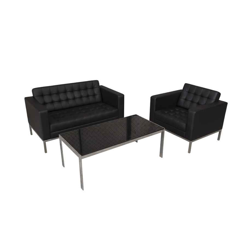 Metal Base Office Sofa Metal Base Lounge