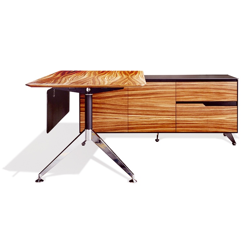 OEM Cheap Price Eiffel Executive Office Desk with Combo Cabinet China