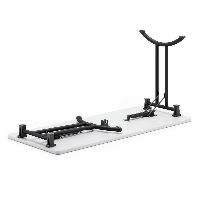 Customized Cheap Price Folding Training Table Metal Base China Factory