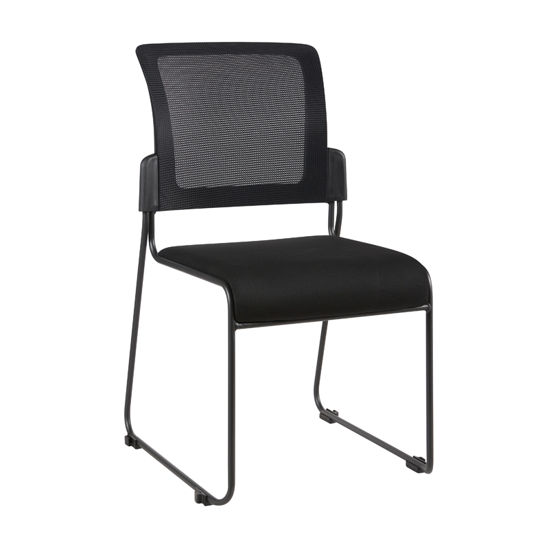 Modern Metal Frame Visitor Chair Stackable Conference Chair