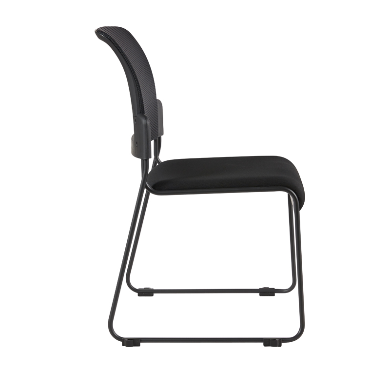 Modern Metal Frame Visitor Chair Stackable Conference Chair