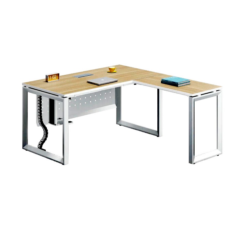 Wholesale Cheap NEO Steel Frame L Shape Office Desk China Supplier